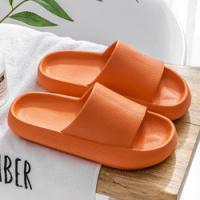 China Women slide slippers anti-slip quick drying super soft thick sole Men sandals couple home indoor shoes in stock for sale