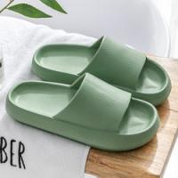 China Women slide slippers anti-slip quick drying super soft thick sole Men sandals couple home indoor shoes in stock for sale