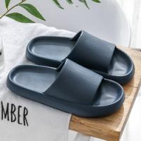 China Women slide slippers anti-slip quick drying super soft thick sole Men sandals couple home indoor shoes in stock for sale