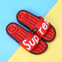 China Summer Custom Fashion Letter Non Slip Slide Sandal Soft Sole for sale