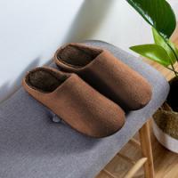 China Winter Women house Indoor Slippers Plush Soft home Slippers Non-slip Floor Shoes ladies Slides Bedroom slipper for sale