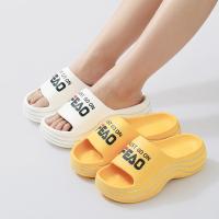 China Slippers women wholesale custom outdoor comfortable sandals home thick bottom EVA non-slip cheap indoor shoes for sale