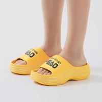 China Slippers women wholesale custom outdoor comfortable sandals home thick bottom EVA non-slip cheap indoor shoes for sale