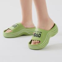 China Slippers women wholesale custom outdoor comfortable sandals home thick bottom EVA non-slip cheap indoor shoes for sale