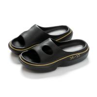 China Best price women summer thick sole non-slip Japanese style bathroom bath slippers couple home shoes with high quality for sale