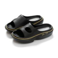 China Best price women summer thick sole non-slip Japanese style bathroom bath slippers couple home shoes with high quality for sale