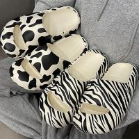 China New design Summer Cute Pattern Light Weight Anti-slip For Indoor couple flat men Slippers eva sandals women for sale