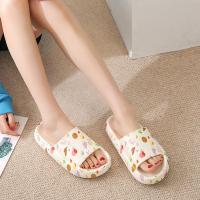 China Factory supply Women summer new fashion beach sandals and slippers indoor cute Printed bear non-slip home shoes for sale