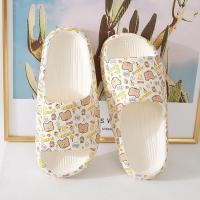 China Factory supply Women summer new fashion beach sandals and slippers indoor cute Printed bear non-slip home shoes for sale