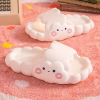 China Hot selling Cute Clouds Light Weight Soft Sole Anti-slip summer Indoor slippers in stock eva sandals women for sale