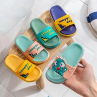 China Custom Dinosaur slippers children cartoon cute animal boys and girls sandals soft sole non-slip kids beach shoes ladies shoes for sale