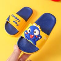 China Custom Dinosaur slippers children cartoon cute animal boys and girls sandals soft sole non-slip kids beach shoes ladies shoes for sale