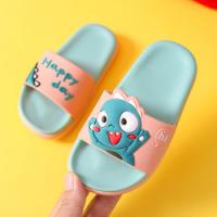 China Custom Dinosaur slippers children cartoon cute animal boys and girls sandals soft sole non-slip kids beach shoes ladies shoes for sale