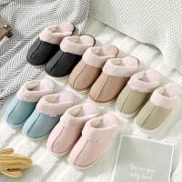 China Home indoor shoes wholesale autumn and winter adult plush lining warm soft bottom women slippers in stock for sale