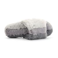 China Winter Comfort faux fur Bedroom Fluffy Slide Warm House indoor Slippers for Women Open Toe for sale