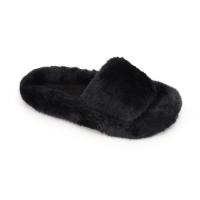 China Winter Women fluffy Fur Slippers  Fuzzy outdoor indoor Slippers Open Toe shoes for sale