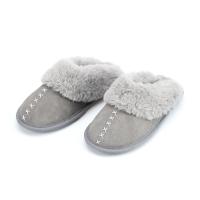 China Comfy Faux Fur Women House winter Slipper Memory Foam Slip On Anti-Skid Sole for sale