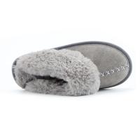 China Comfy Faux Fur Women House winter Slipper Memory Foam Slip On Anti-Skid Sole for sale