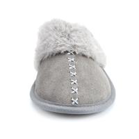 China Comfy Faux Fur Women House winter Slipper Memory Foam Slip On Anti-Skid Sole for sale