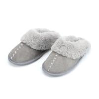 China Comfy Faux Fur Women House winter Slipper Memory Foam Slip On Anti-Skid Sole for sale