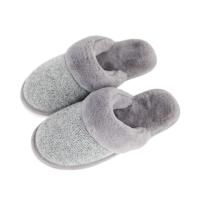 China Women faux fur Warm Comfy Winter Slippers Fluffy Breathable  home Indoor Slippers for sale