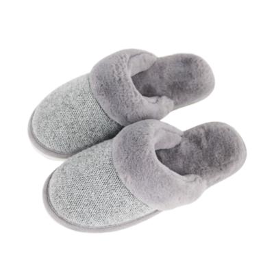 China Women faux fur Warm Comfy Winter Slippers Fluffy Breathable  home Indoor Slippers for sale