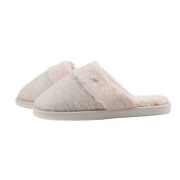 China Women faux fur Warm Comfy Winter Slippers Fluffy Breathable  home Indoor Slippers for sale