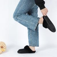 China Fluffy Rabbit hair Home Slippers Women Comfort Furry Flat Female solid color Slippers ladies bedroom house shoes for sale