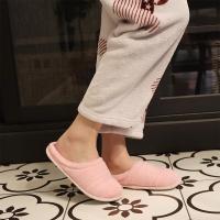 China Women Winter house Indoor Slippers soft Plush Single jersey Slippers Non-slip Floor Shoes ladies Bedroom Home Slippers for sale