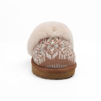 China 2021 New Trend Fashion children home bedroom slippers Winter  Wool house shoes For Kids luxury fur slippers for sale