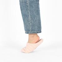 China pink Knitted Warm Slippers ladies house Indoor Outdoor Memory Foam Living Room Home Slippers for Women for sale