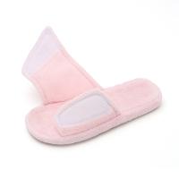 China Factory price Cheap Women Coral fleece home Indoor Slippers Pure Color Open Toe Candy Color Flat house shoes for sale