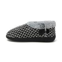 China Women winter knitted home boots slippers house indoor  shoes  plush lining TPR sole for sale