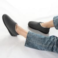 China women Tweed Memory Foam Winter Slippers Slip-on House Shoes solid color Indoor Outdoor floor slippers for sale