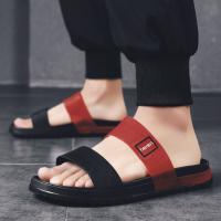 China Beach shoes 2022 summer new male non-slip flat sandals Men waterproof outdoor soft sole slippers light for sale