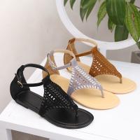 China Slippers wholesale lady flip flops 2022 new summer non-slip flat sandals woven upper light women shoes for sale