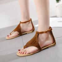 China Slippers wholesale lady flip flops 2022 new summer non-slip flat sandals woven upper light women shoes for sale
