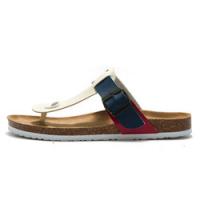 China 2022 wholesale customized summer unisex printing cork Slippers flat beach sandals multiple color Flip-Flops for sale