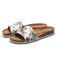 China 2022 new wholesale Custom summer light Women Thick leather Slippers Outdoors Beach shoes flat sandals for sale