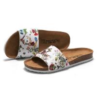 China 2022 new wholesale Custom summer light Women Thick leather Slippers Outdoors Beach shoes flat sandals for sale