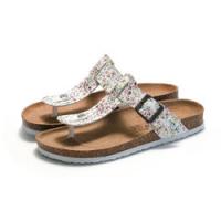 China 2022 new wholesale Custom summer light Women Thick leather Slippers Outdoors Beach shoes flat sandals for sale