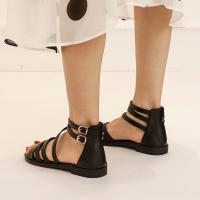 China women's sandals new style Classic Women beach casual Shoes fashion slippers with Adjustable back Zipper for sale