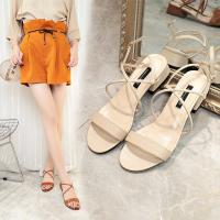 China Fashion New design wedges sandals For Women casual Shoes beige beautiful cozy custom slippers wholesale for sale