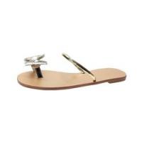 China New Fashion Customized colorful Bowknot Women Sandals Flat Slippers Butterfly Design Lady Flip Flops Beach Shoes for sale