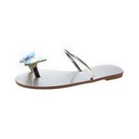 China New Fashion Customized colorful Bowknot Women Sandals Flat Slippers Butterfly Design Lady Flip Flops Beach Shoes for sale