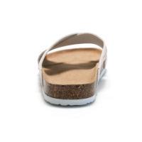 China Cross Strap Ladies Sandals Upper Summer Beach Casual Slides for sale