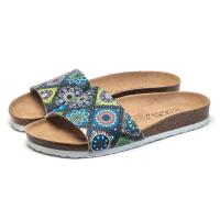 China Thick Leather Stylish Ladies Sandals Leisure Breathable Open Toe Rubber for sale