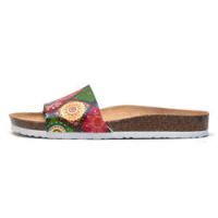 China Thick Leather Stylish Ladies Sandals Leisure Breathable Open Toe Rubber for sale