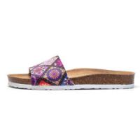 China Thick Leather Stylish Ladies Sandals Leisure Breathable Open Toe Rubber for sale