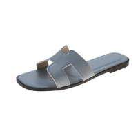 China Wholesale fashion solid color casual shoes footwear lightweight non-slip outdoor slide slippers 2022 summer sandals women for sale